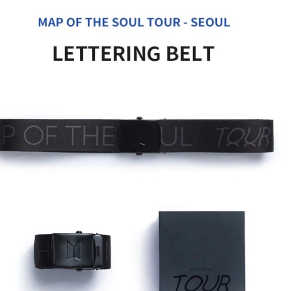 Bts | Accessories | Bts Map Of The Soul Tour Belt | Poshmark